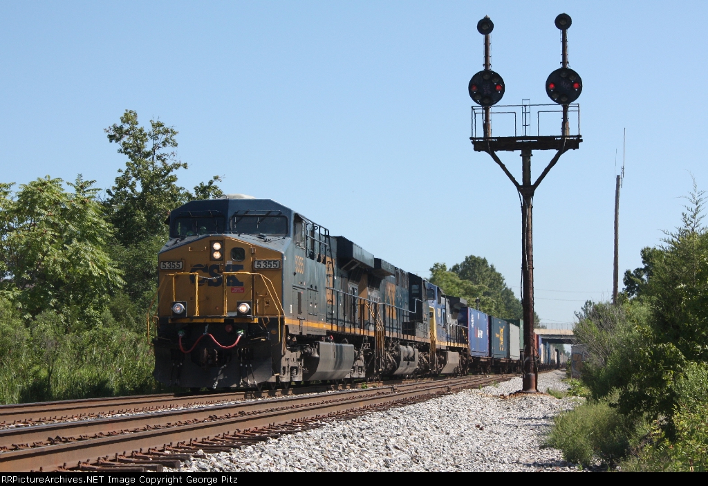 CSX 5355 at Rossville interlocking